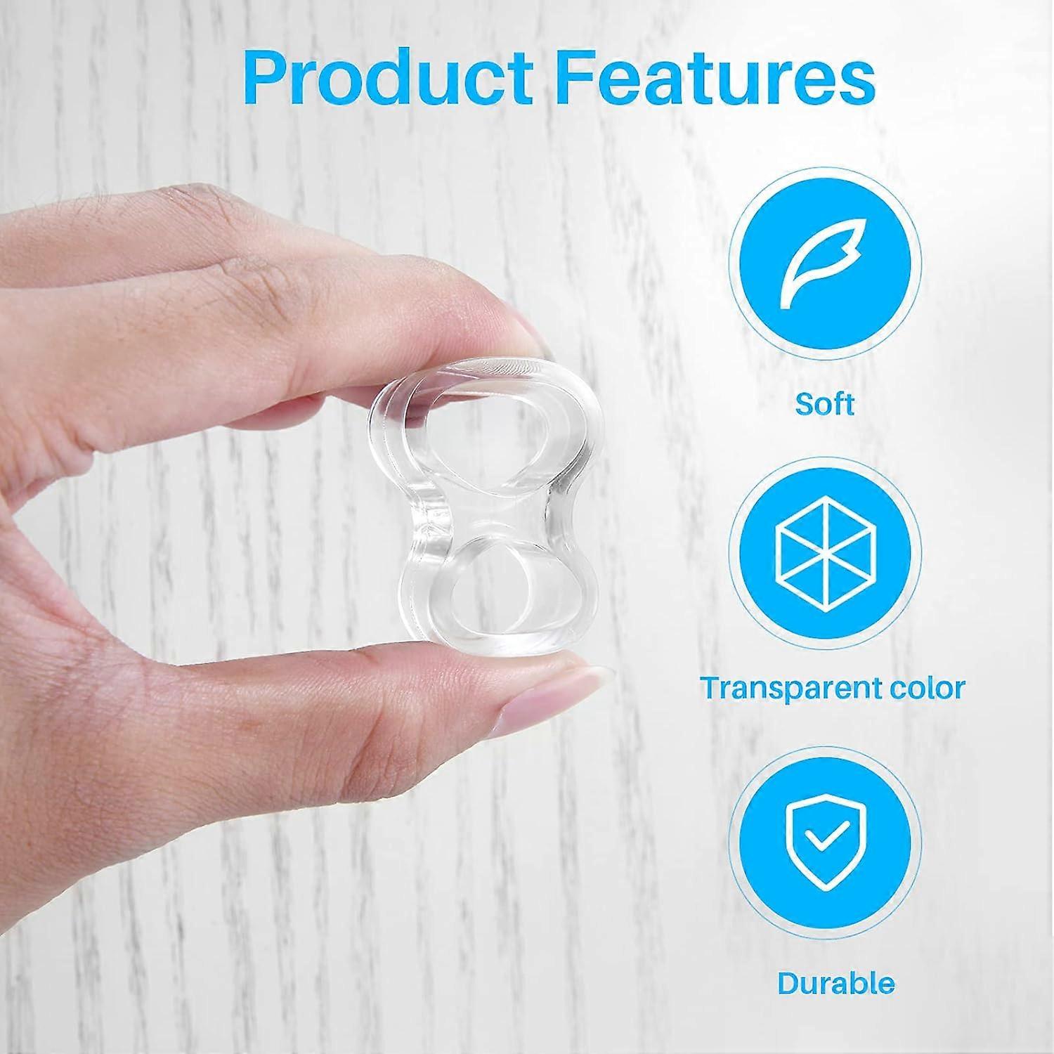 Door Stops 10 Pieces PVC Door Handle Stopper Door Bumper Silicone Door ...