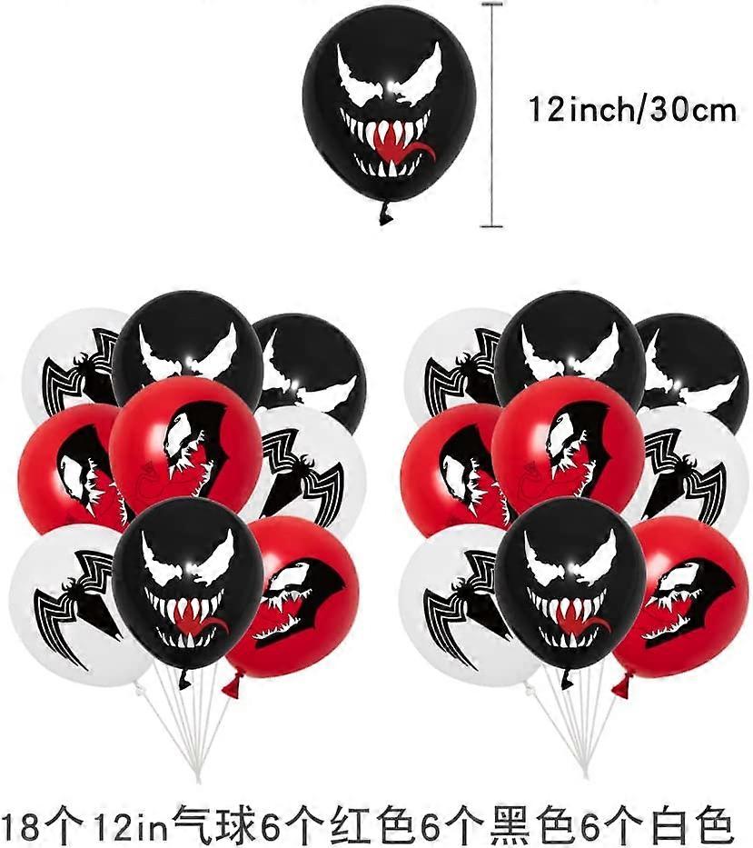 Venom Happy Birthday Party Decorations, Birthday Party Supplies For ...