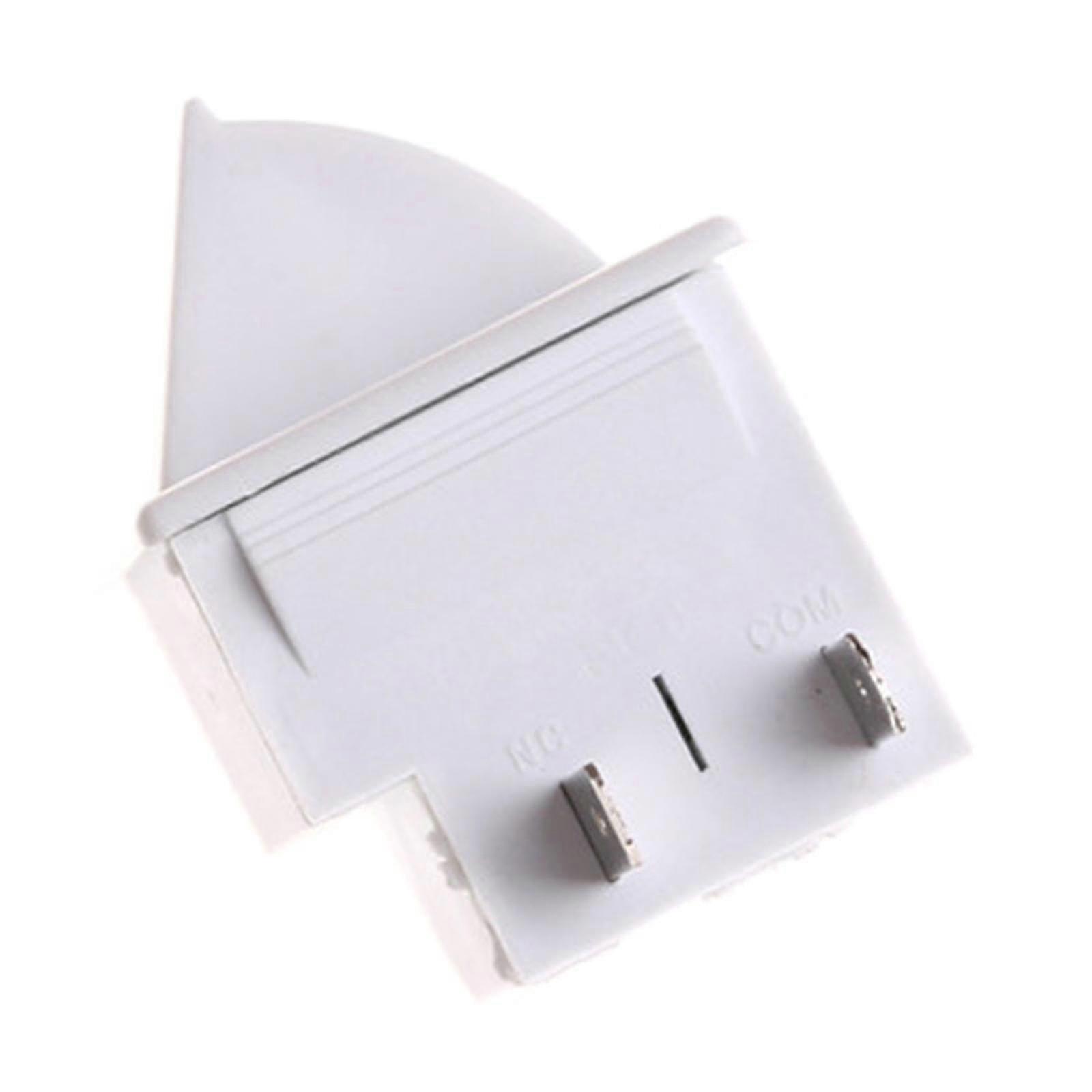 Durable Fridge Door Light Switch Replacement 5a 250v White Plastic 2pin ...
