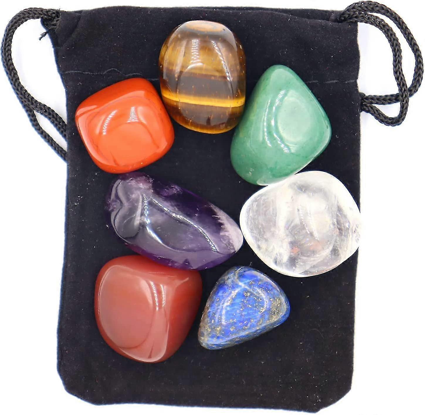 Natural Healing Crystals Set, Chakra Gemstones For Crystal Therapy ...
