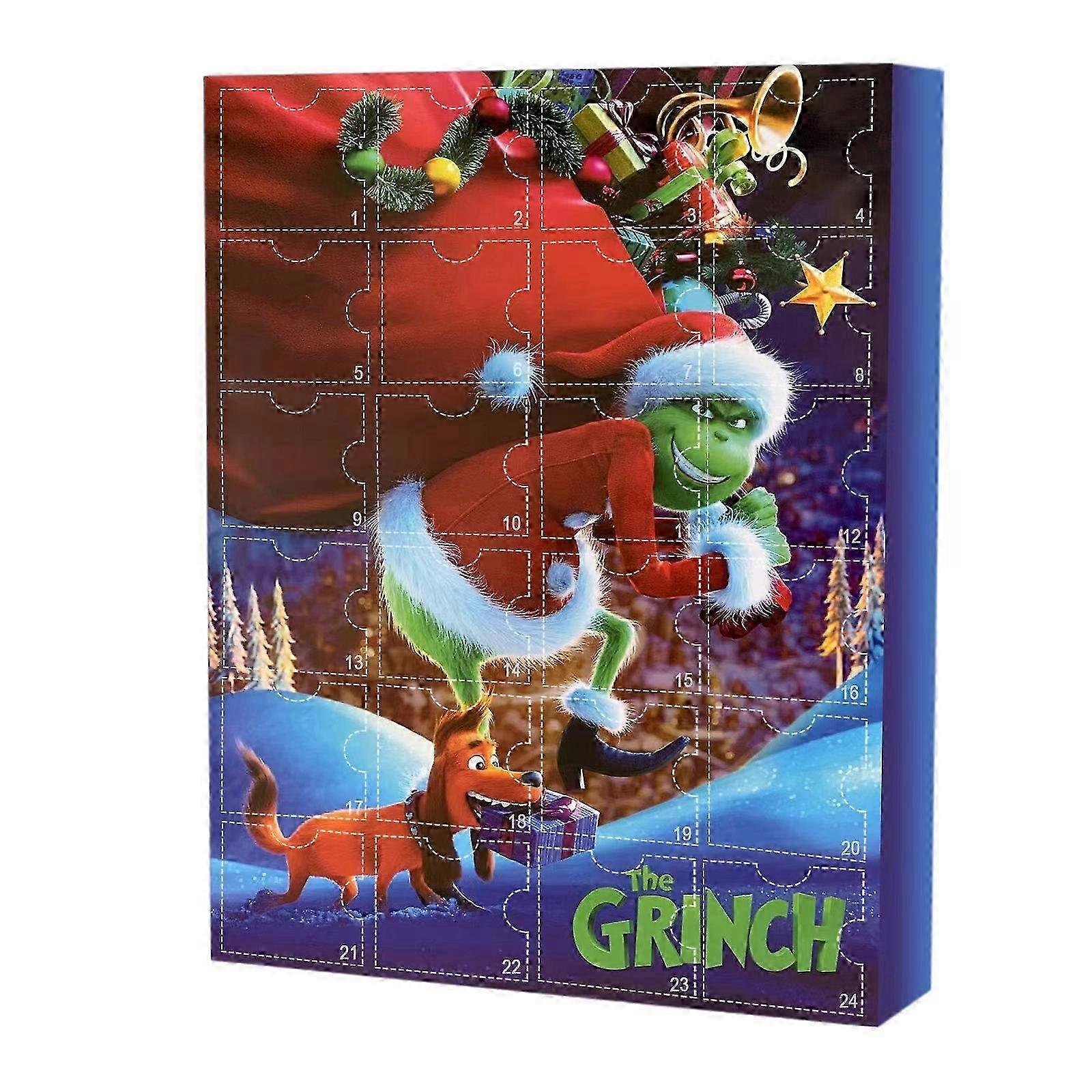 Christmas Advent Calendar New Green Monster Grinch Christmas Advent ...