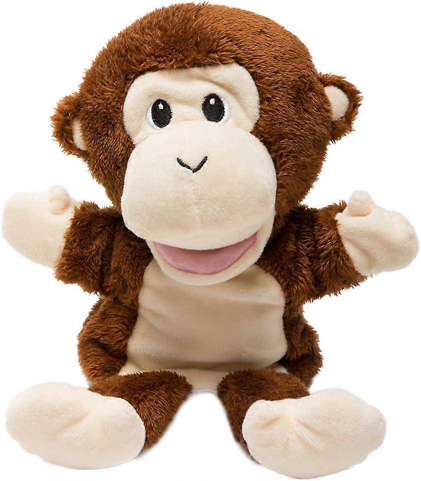 Hand Puppets Monkey Animal Puppets Zoo Plush Animal Toys 13 Inches ...