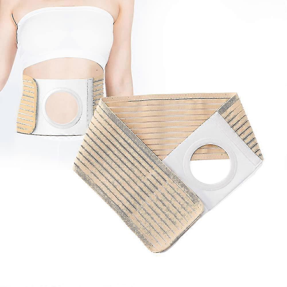 Ostomy Wrap Ostomy Hernia Belt Abdominal Binder Brace Breathable Belly ...