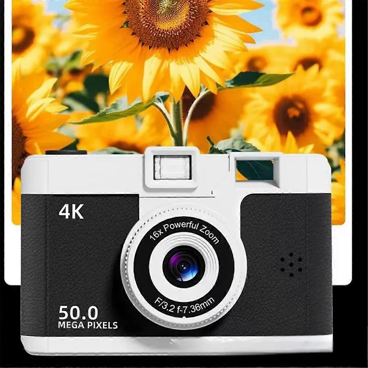 4K Digital Camera Retro Dual Lens Multifunction CCD Instant Thermal ...