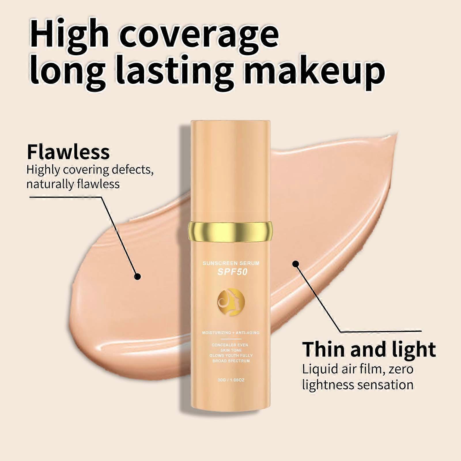4-in-1 Moisturizing Concealer and SPF50 Sunscreen Anti-Aging and ...