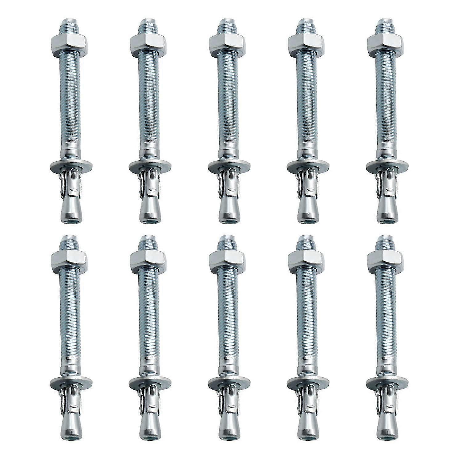 Anchor Anchors, 10 Pieces M10/100mm Galvanized Heavy Duty Anchors ...
