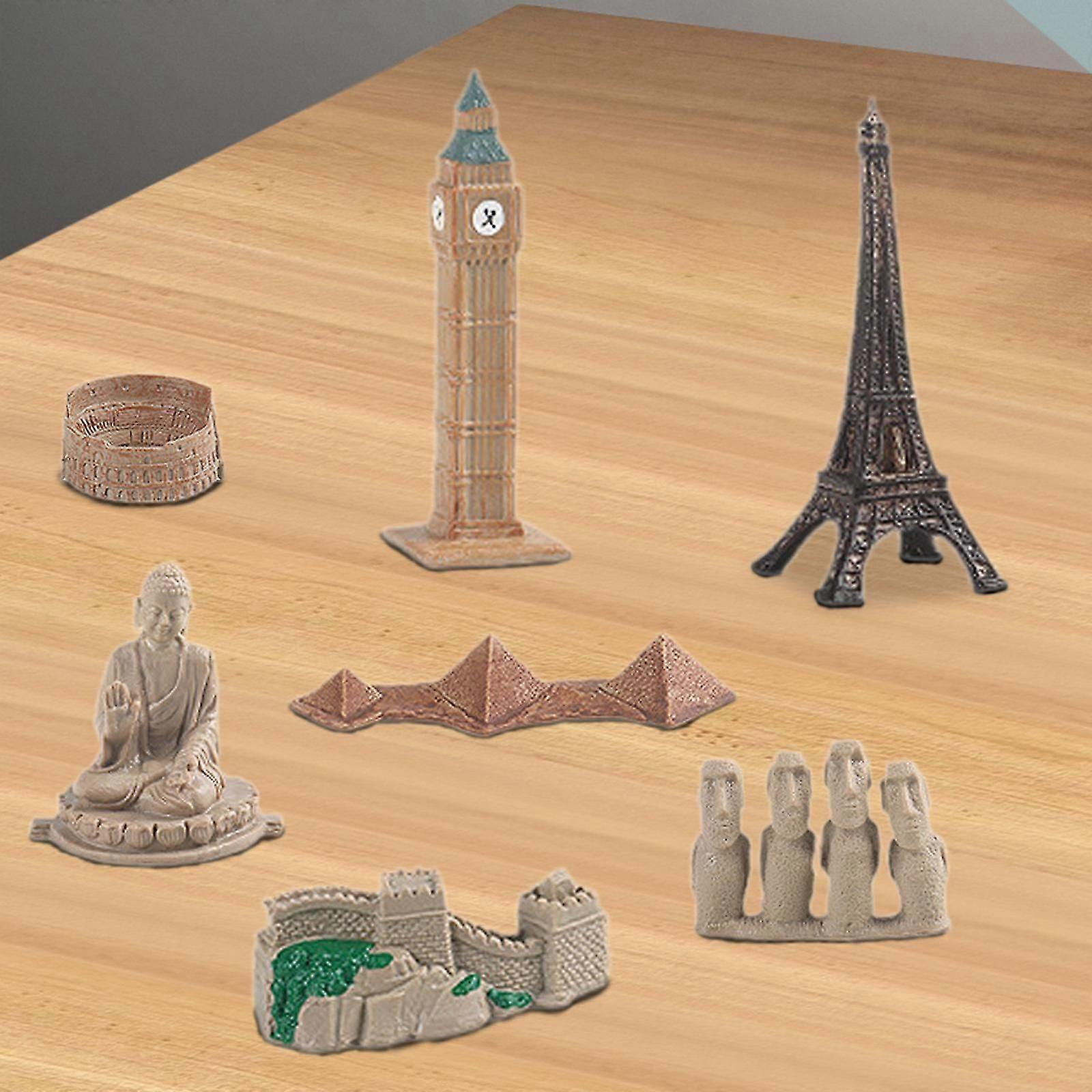 Landmark Building Models Architecture Set Travel Around The World World ...