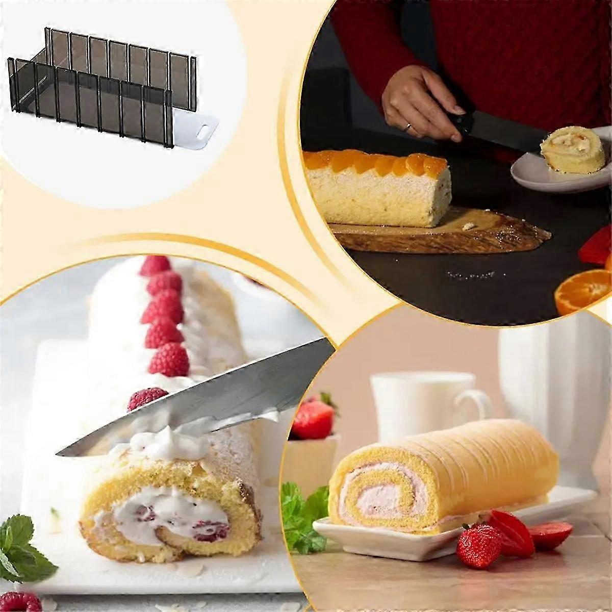 Unique Cake Slice Cutter with Food-Grade Material and Thickness Gauge ...