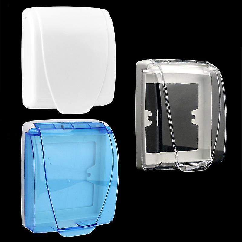 Plastic Switch Waterproof Cover Box Wall Light Socket Doorbell Flip Cap ...