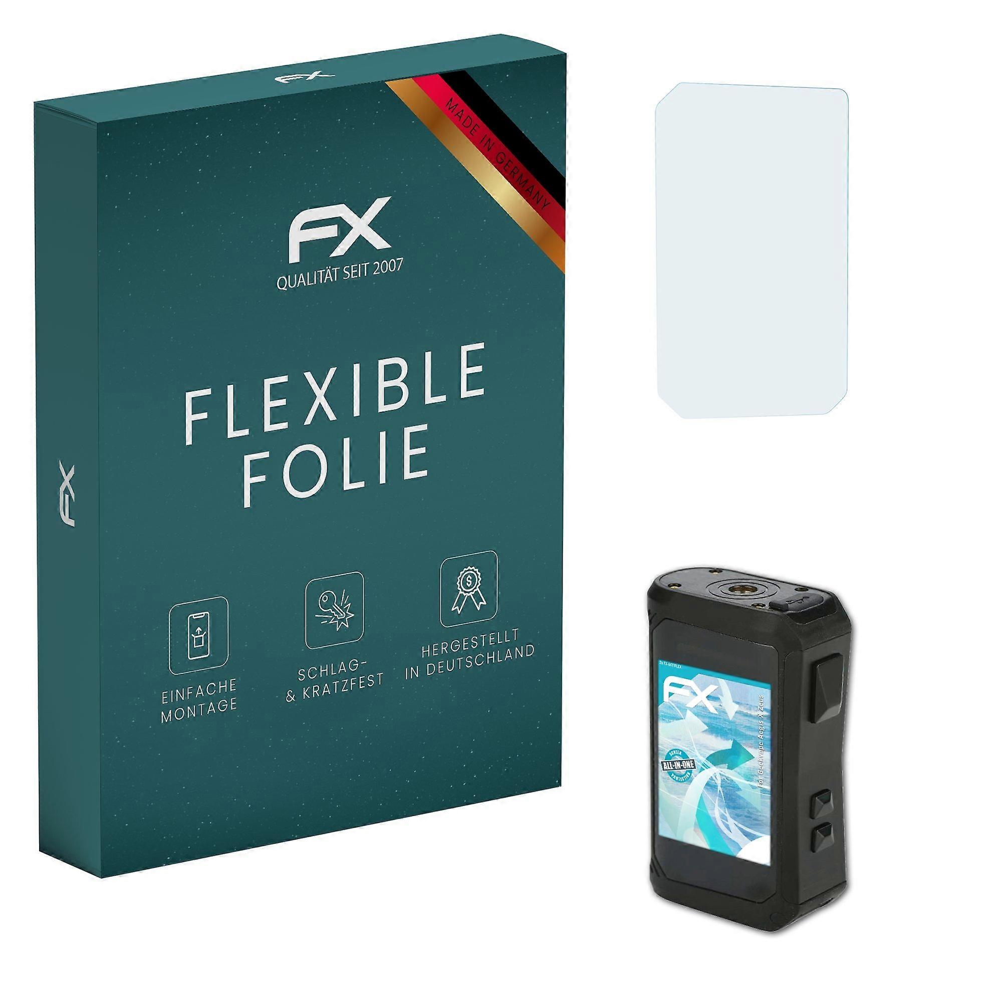 atFoliX 2x Screen Protector compatible with Geekvape Aegis X Zeus clear ...