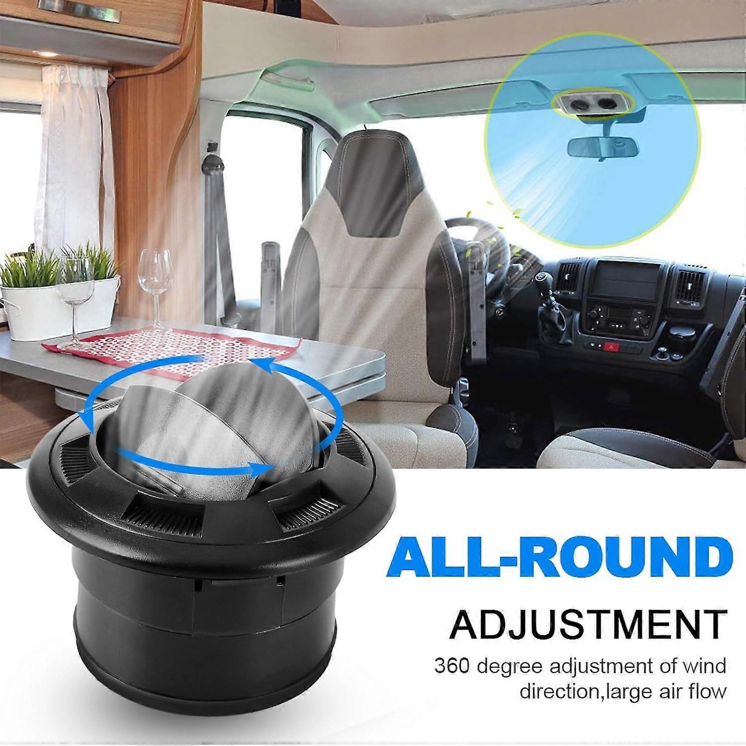 High-Efficiency Adjustable Round Air Vent Damper for RVs and Trailers ...