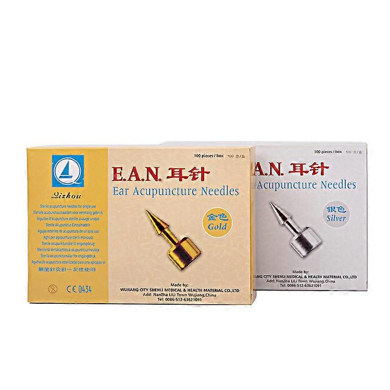 100 pcs ear acupuncture needles qizhou sterile acupunture needle for ...