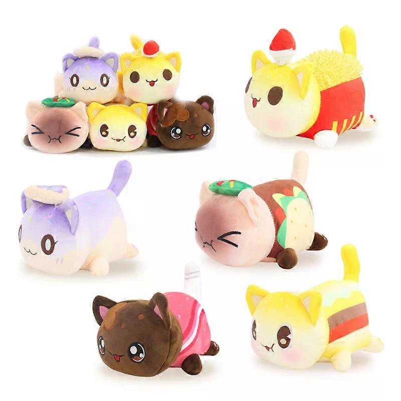 26cm Aphmau Meows Cat Plush Toy Soft Meemeow Stuffed Donut Cat Plushie ...