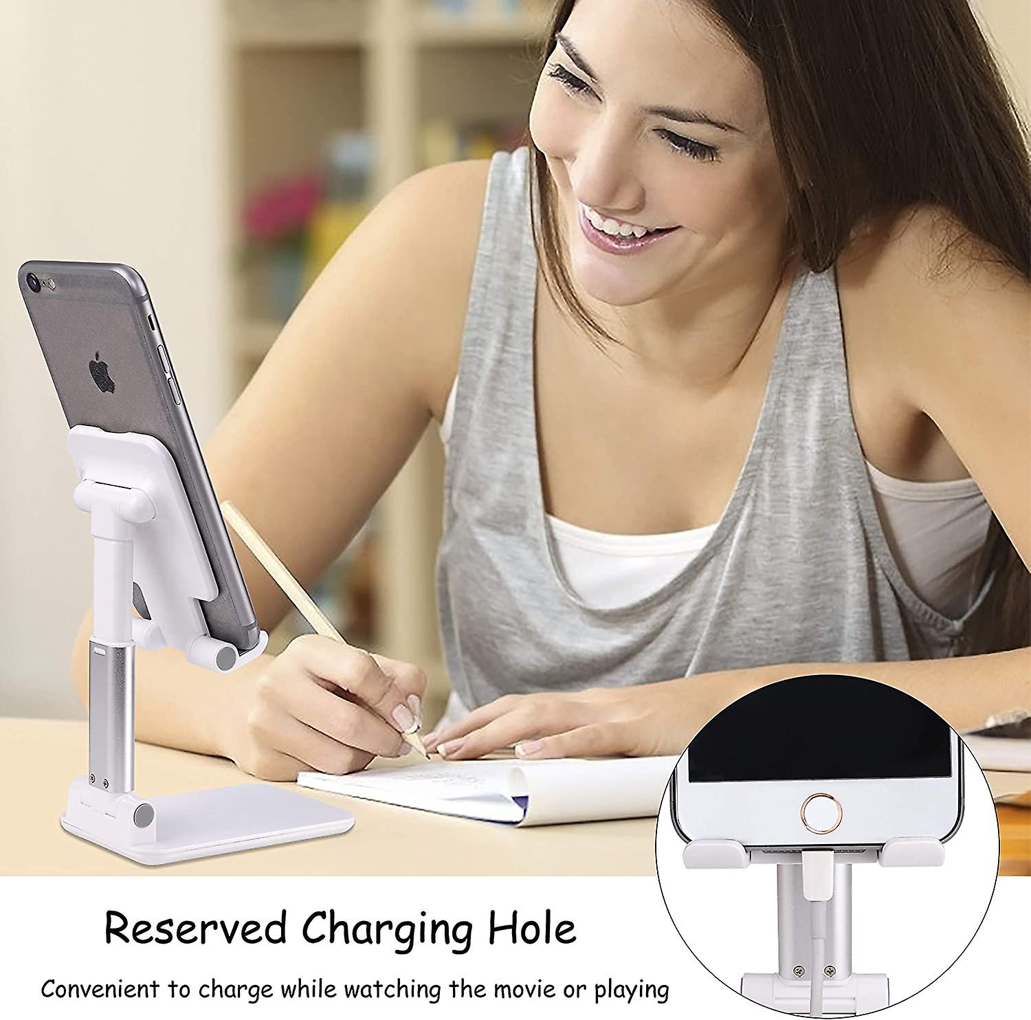 Cell Phone Stand Table Cell Phone Holder Foldable Portable Phone Stand ...