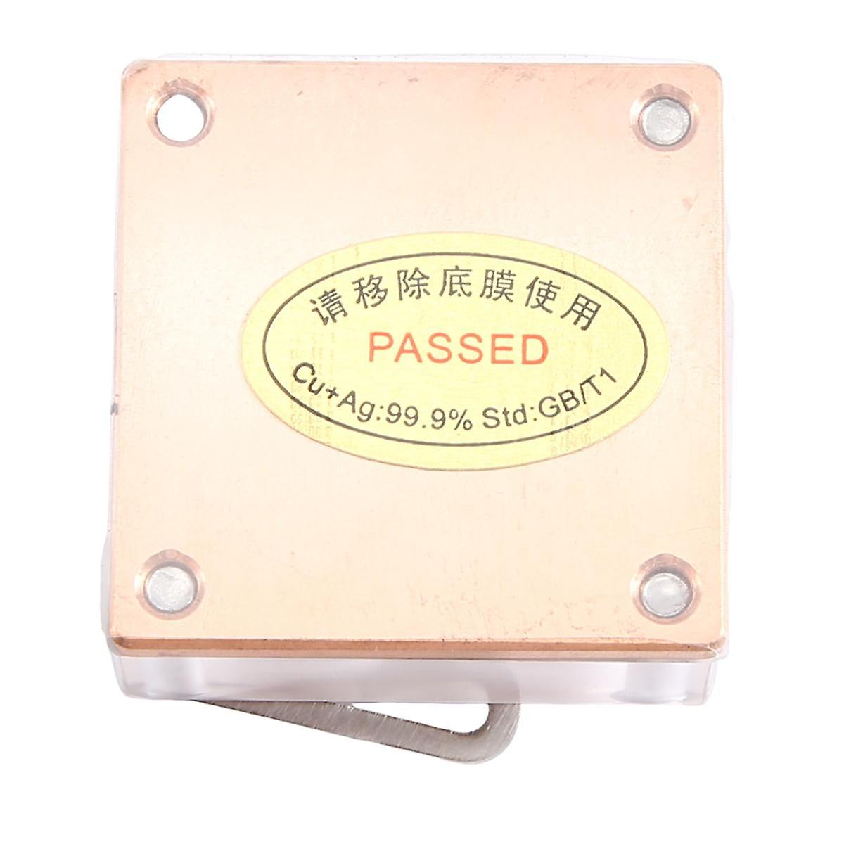 Front Hole Cpu Water Cooling Block Cooler Acrylic Transparent South ...