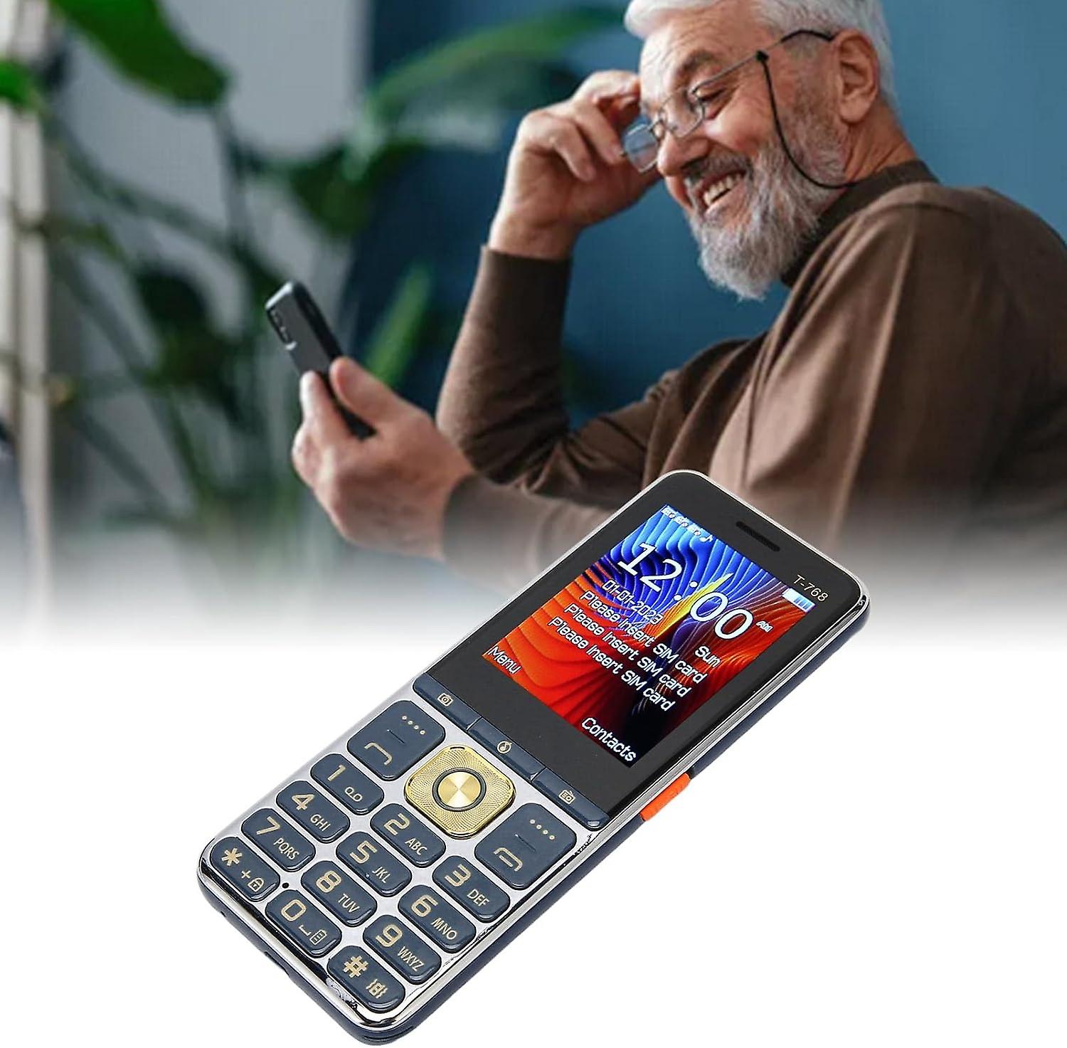 Unlocked Elderly Mobile Phone, Large Button Cell Phone for Senior, 2 ...