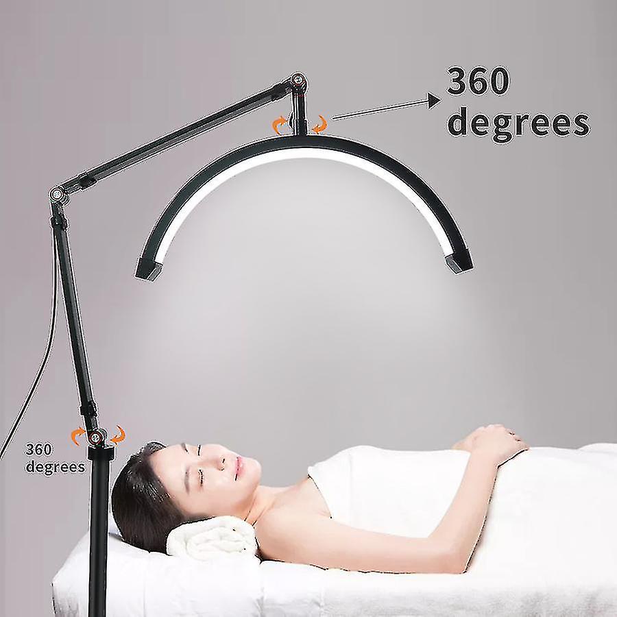 16 Inch Led Half Moon Lash Light Temperature 20w 3000k-6000k Led Ring ...