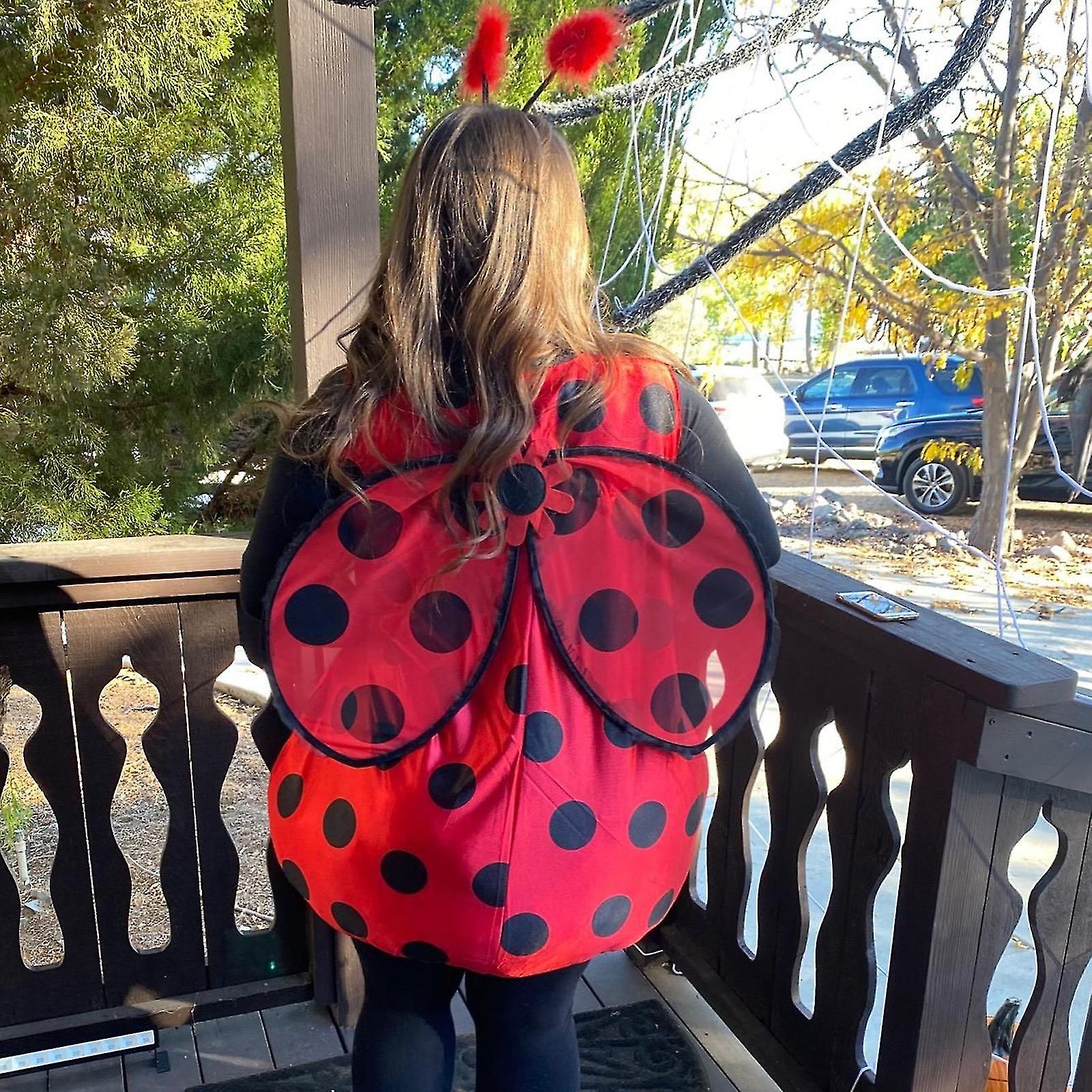 Adult Halloween Costume Kit - Cute Yellow Bee Ladybug Cosplay Outfit ...