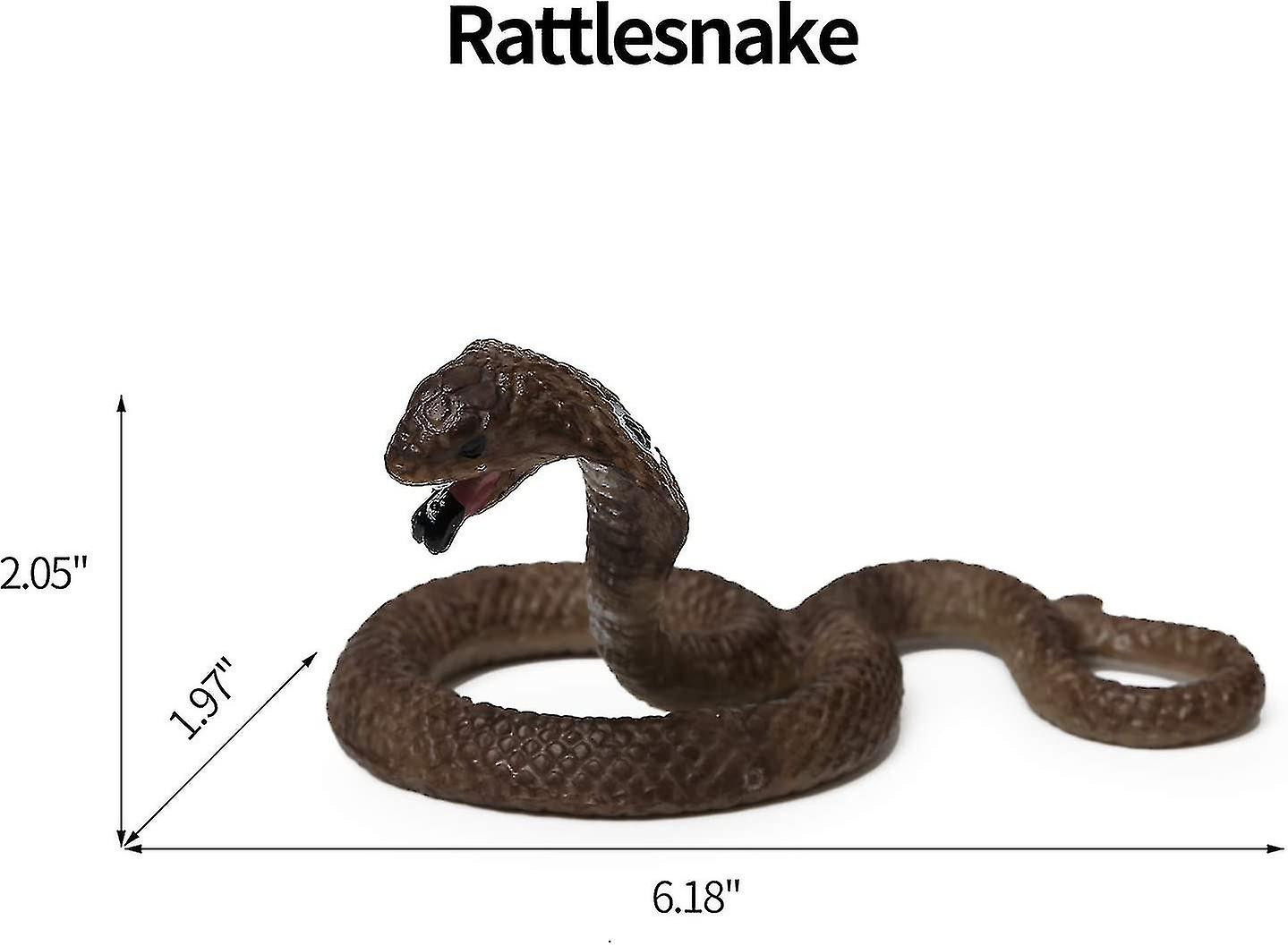 8pcs Fake Snakes Toy Figurines Realistic Fake Snake Prank Rubber Snake ...