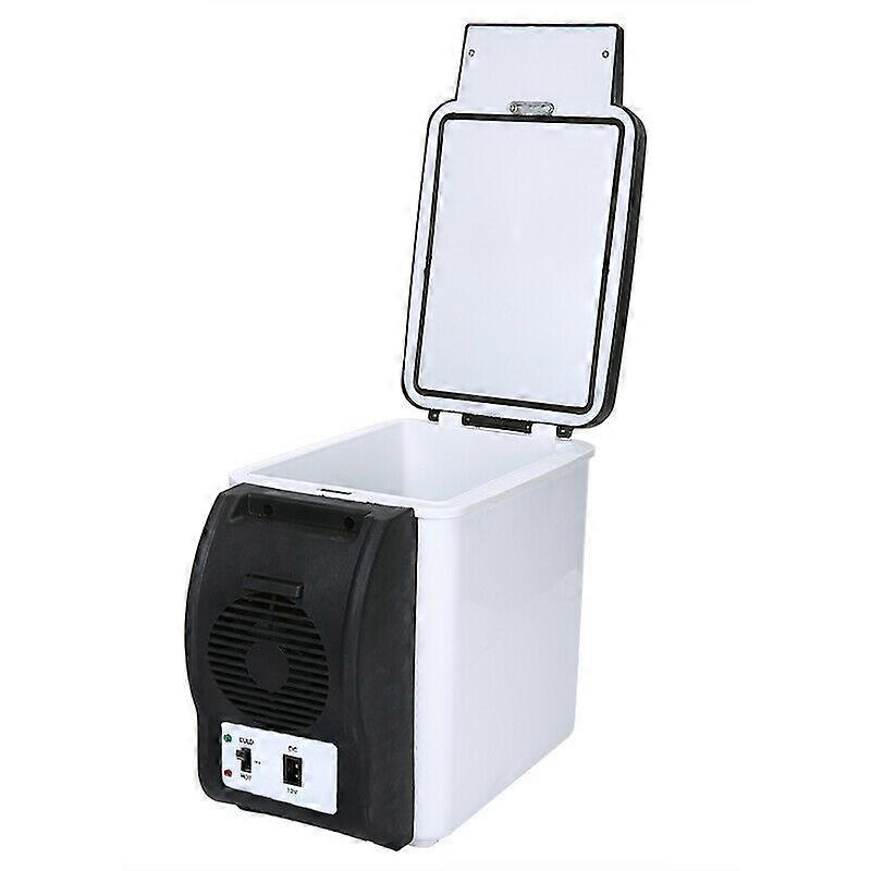 Ny 6L 12V bærbar mini bil fryser kjøler varmere elektrisk kjøleskap ...