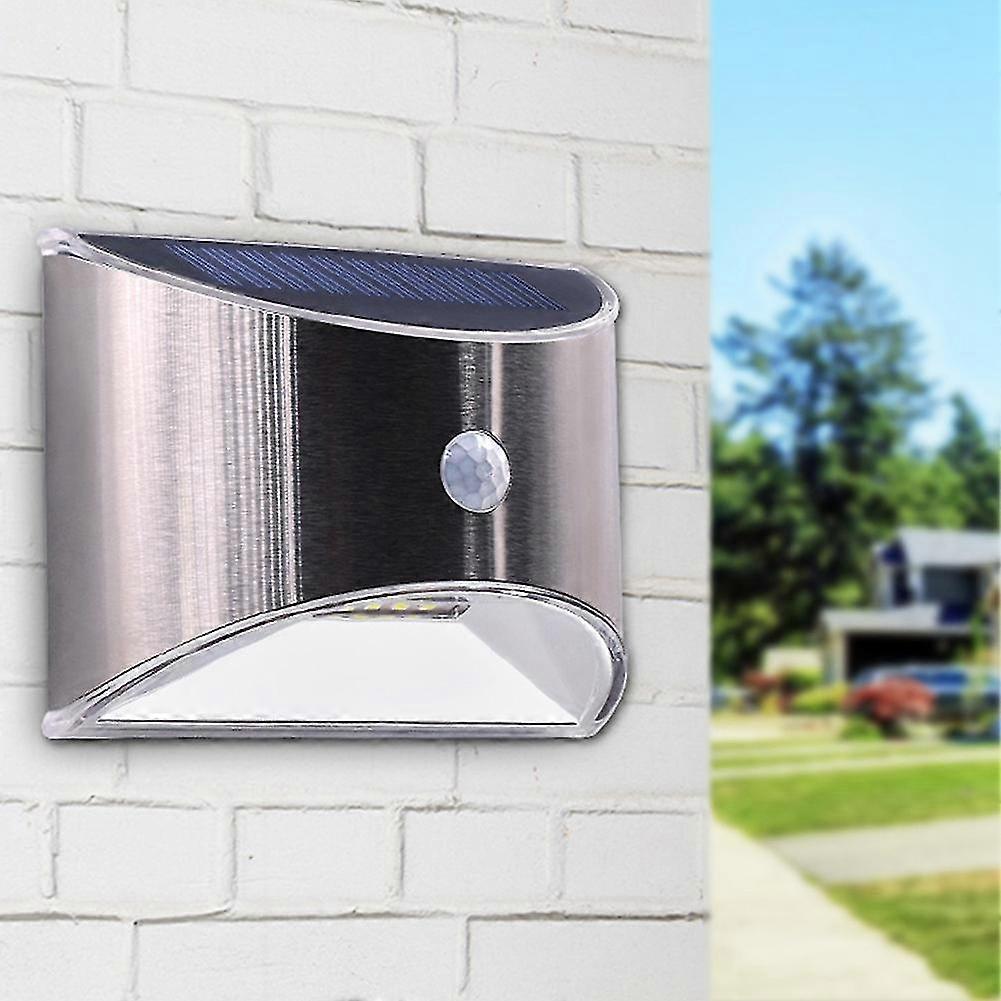 Led Solar Light Motion Sensor Waterproof Outdoor Wall Lights Stainless ...