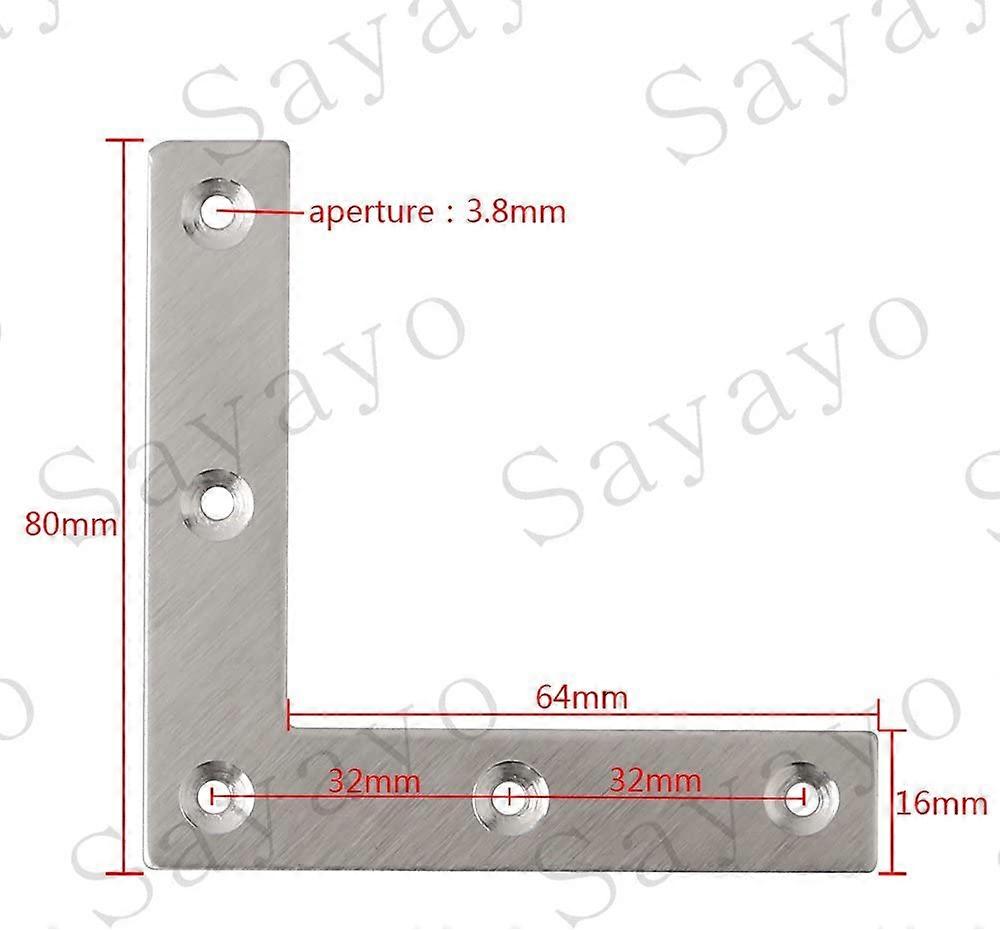 Corner Bracket Fixing Bracket Set Flat Bracket Repair L Shape Connector ...