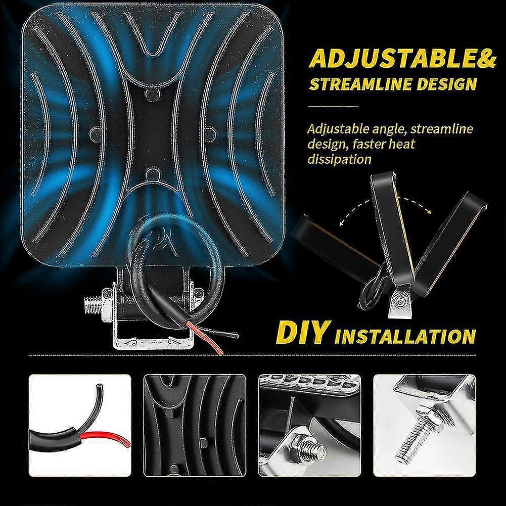 Dust Proof Working Light Spotlight Truck Off Road Tractor Waterproof ...