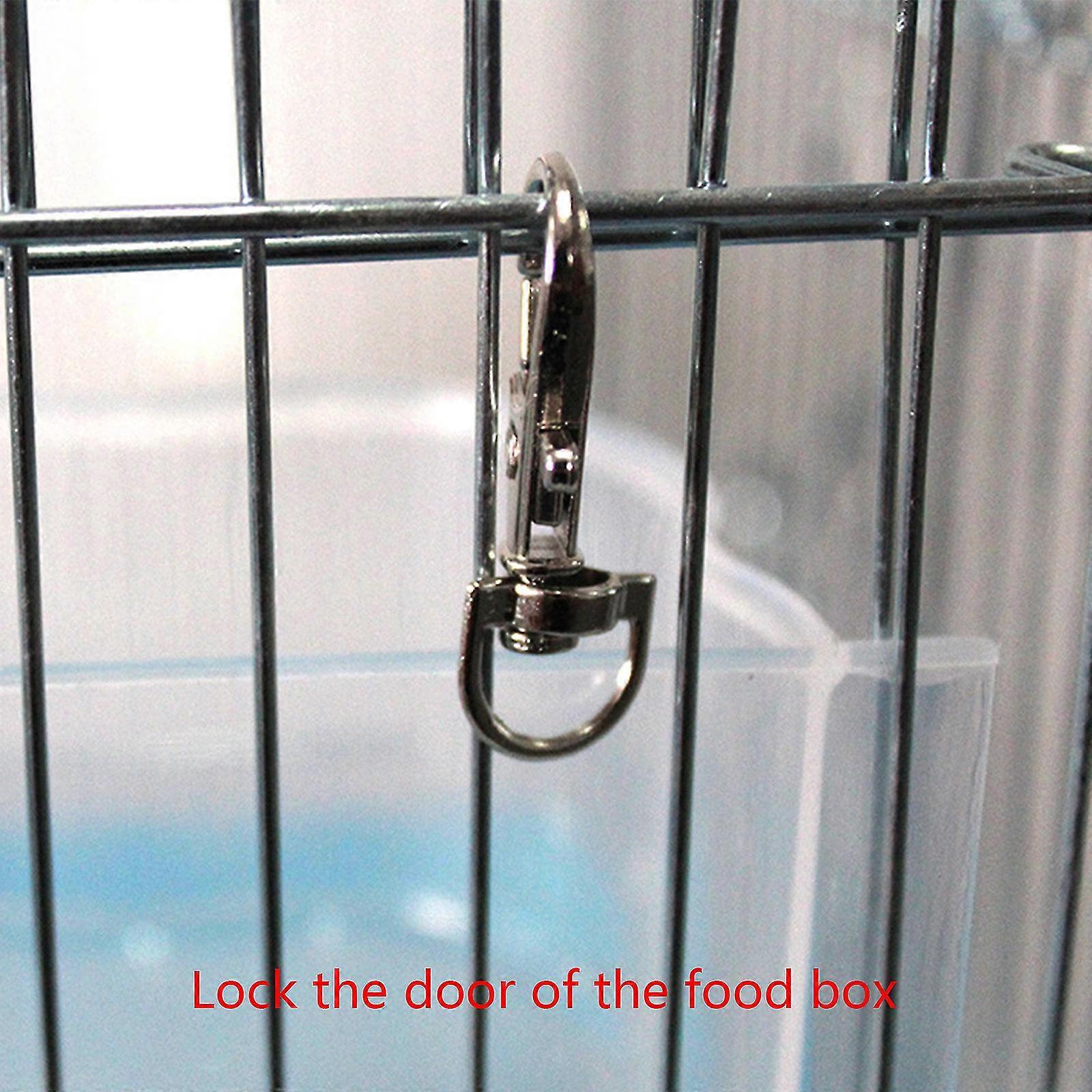 20 Packs Bird Cage Lock Clips Door Metal Hook Fixing Rabbit Chicken ...