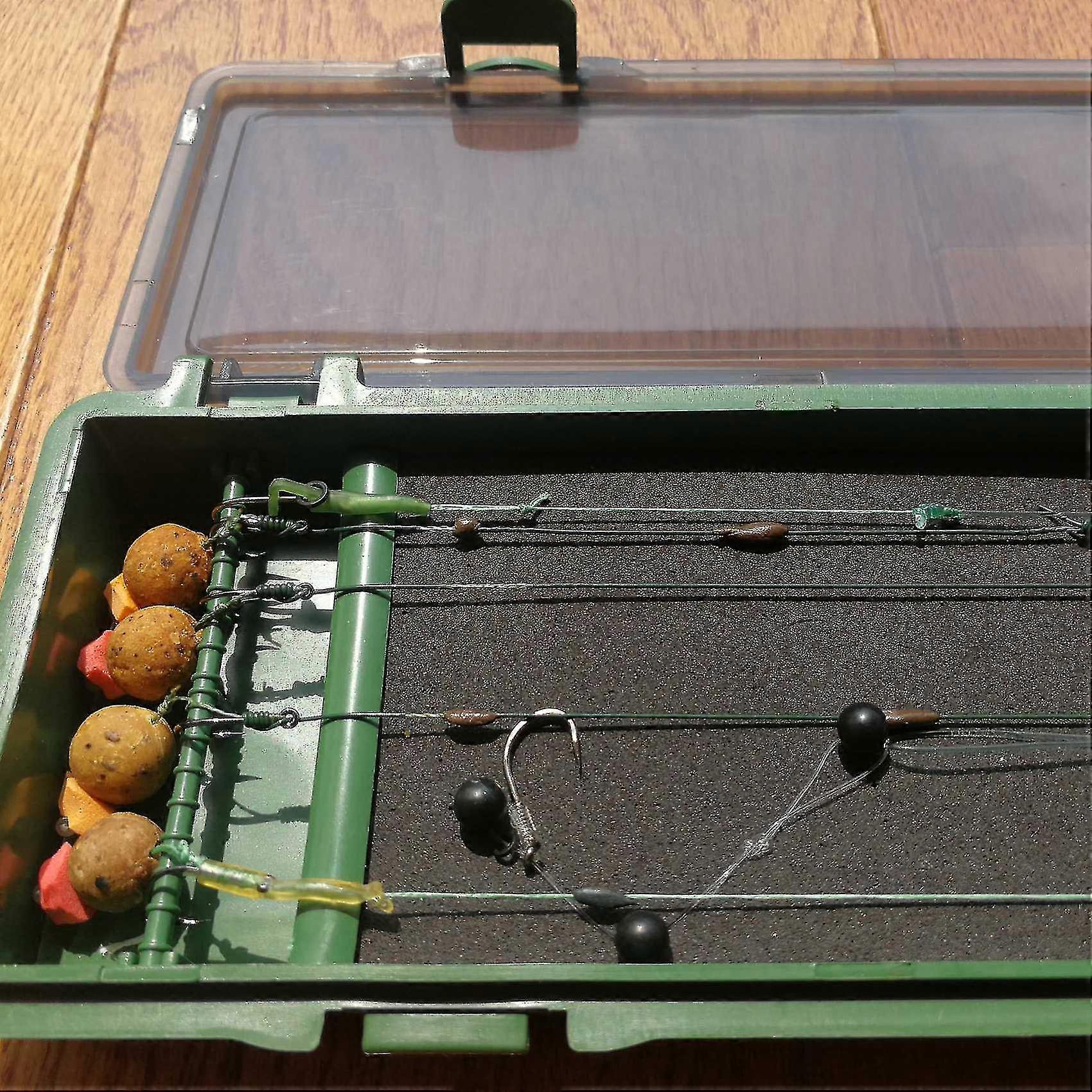 Carp Fishing Tackle Box Pe Stiff Hair Rig Board Fishing Rig Box | Fruugo UK