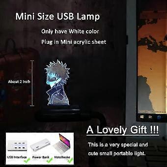Japansk Anime Figur Lampe Dabi 3D Led Illusion Natlys Til Soveværelse ...