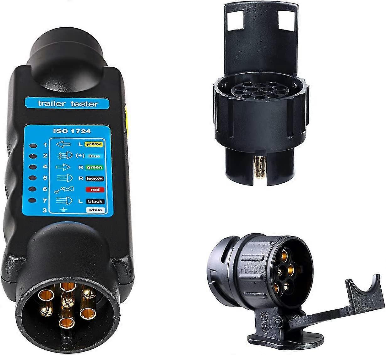 7 Pin Trailer Tester, 7 Pin Trailer Socket Tester, 12v Trailer Lights ...