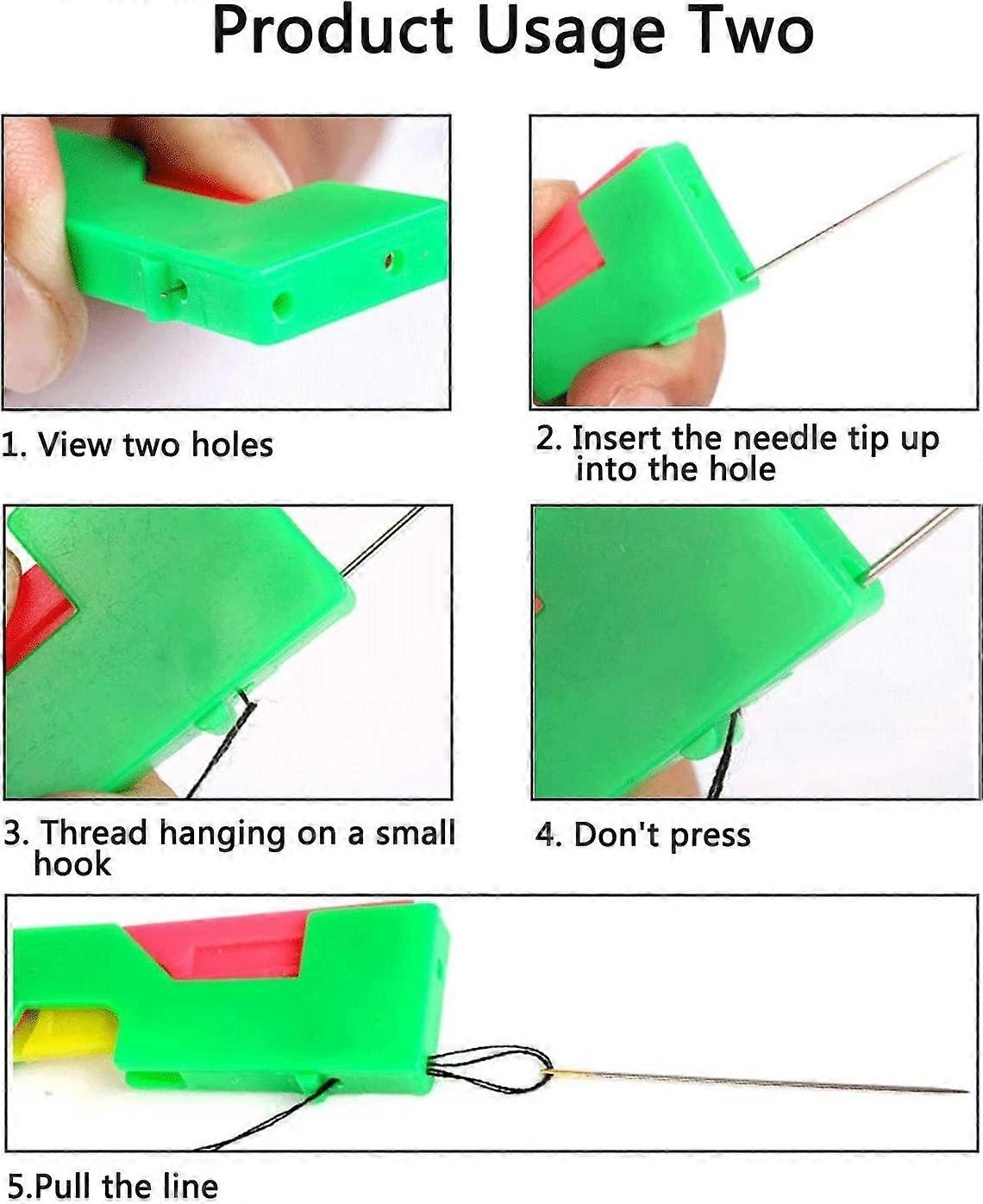 Automatic Needle Threader Threading Tool Needle Threaded Thread Device ...