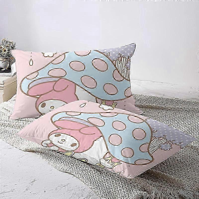 v1097 Bed Sheets Pink my bunny melody anime cartoon bedding set Boys ...
