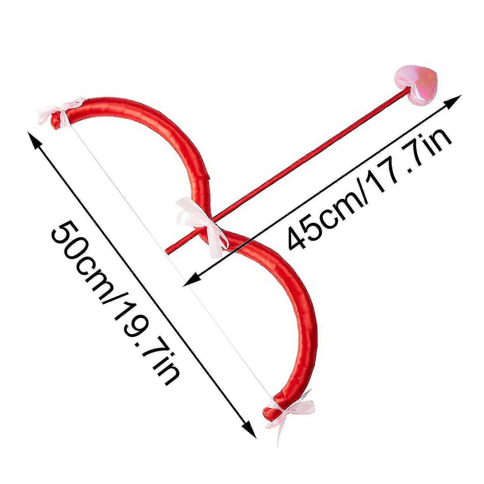 Best Seller-valentine's Day Cupid Bow And Arrow Cupid Accessories Heart ...