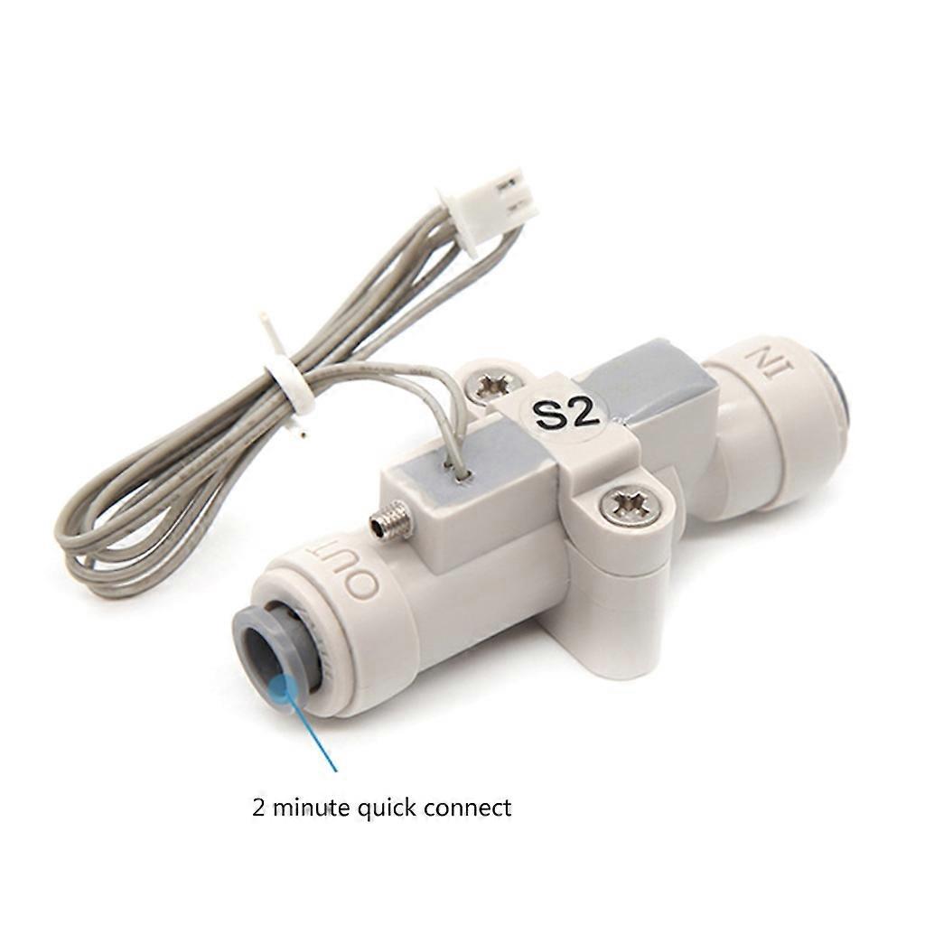 Water Flow Switch- Control Flowmeter DN8 Quick-Connect Flow Sensor Male ...