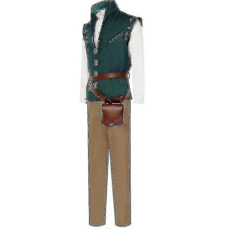 Flynn Rider Costume Tangled Rapunzel Flynn Rider Prince Cosplay Costume ...