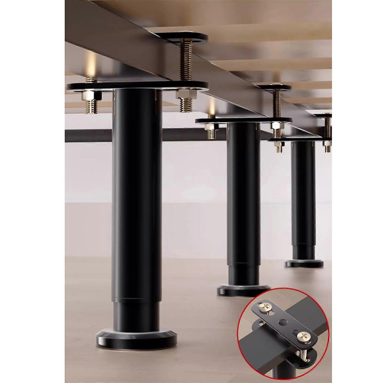 Adjustable Bed Frame Support Legs with Wider Base Wood Beam Support ...
