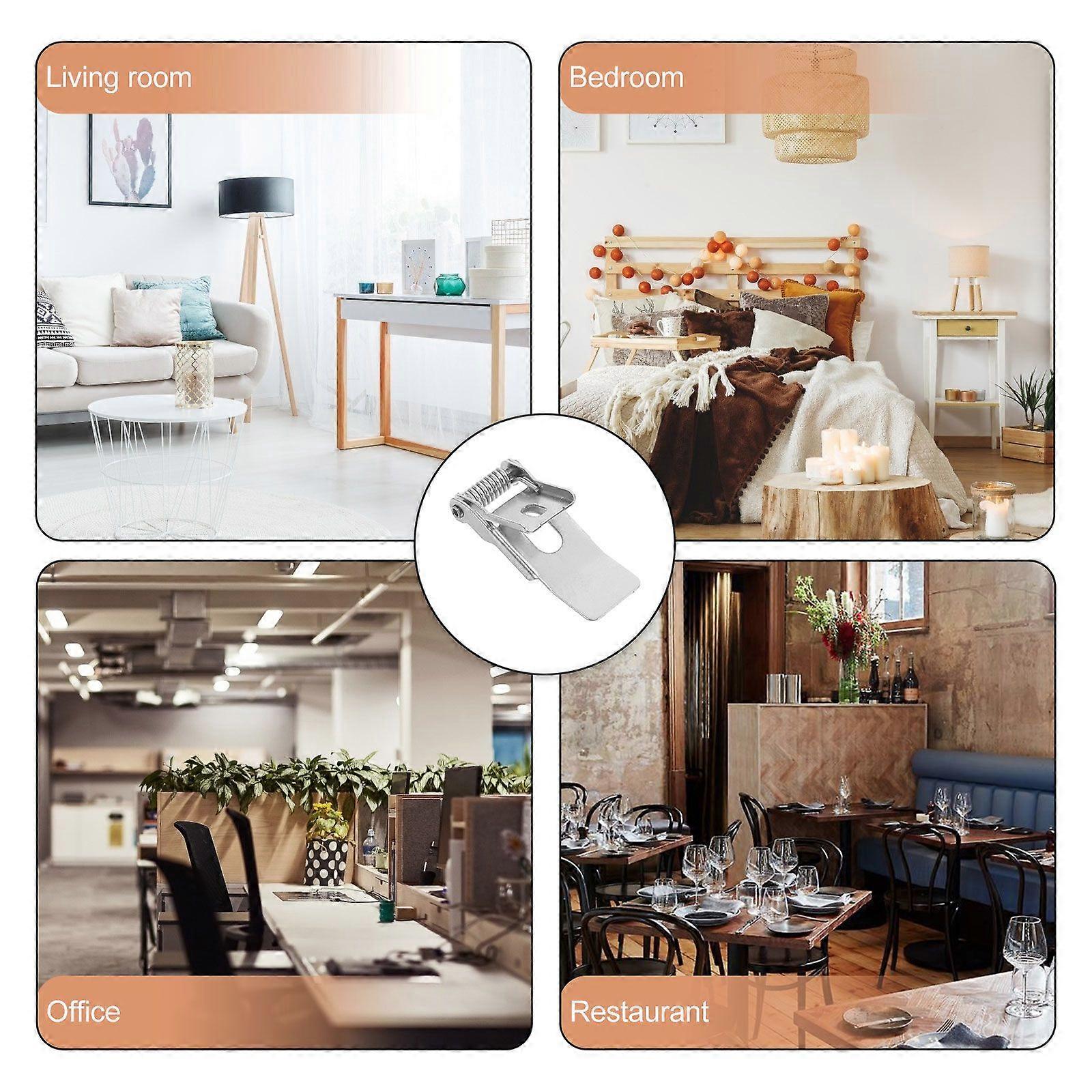 10pcs Downlight Spring Clamps Metal Spring Clips Spotlight Recessed ...