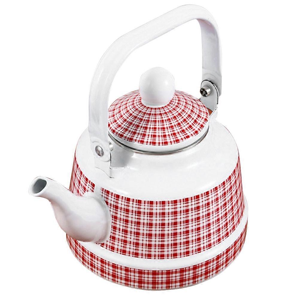 Enamel Kettle Stovetop Water Heating Tea Kettles Stovetop Fabric ...