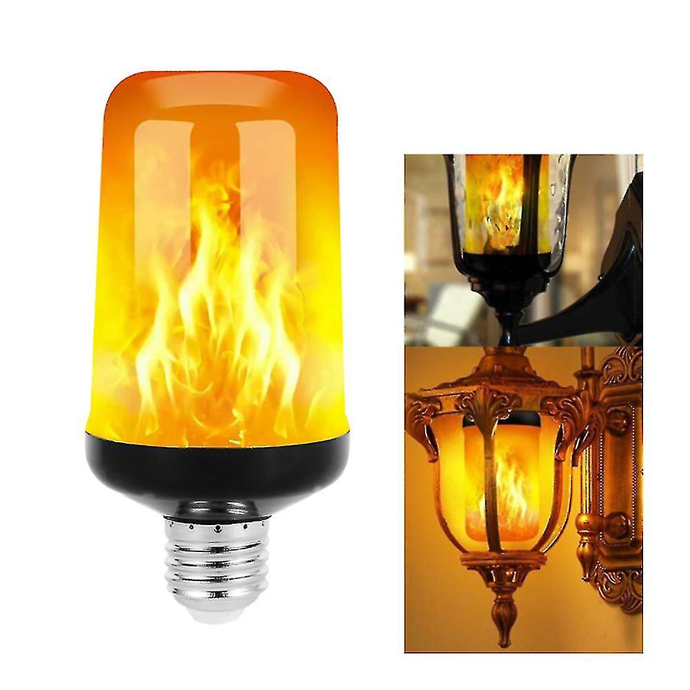 Led Flame Light Bulb, 4 Modes Flickering Light Bulbs, E26/e27 Base ...