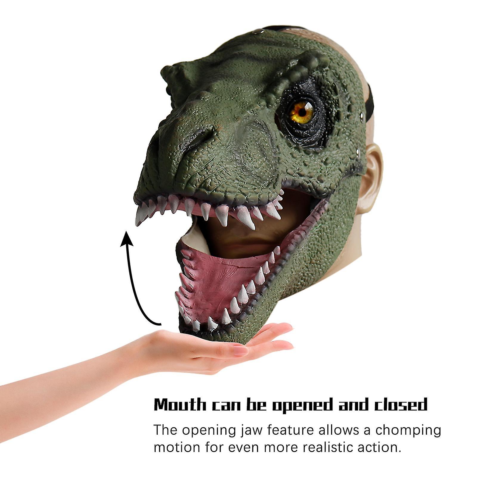 Dinosaur Mask Toy With Opening Jaw Dominion Tyrannosaurus Rex Chomp N ...