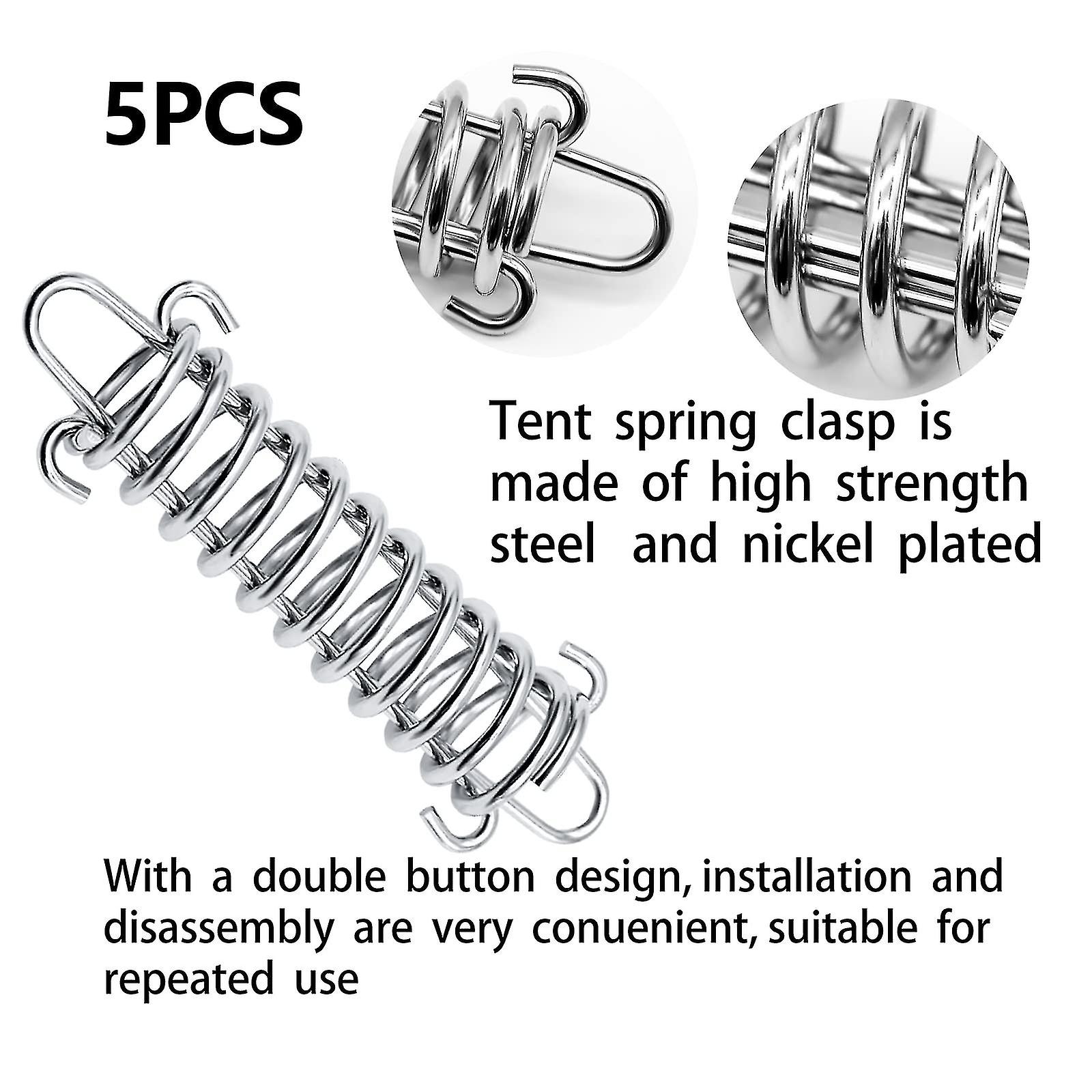 5 Pieces Of Tension Springs, Springs For Solar Sails, Coil Springs For ...