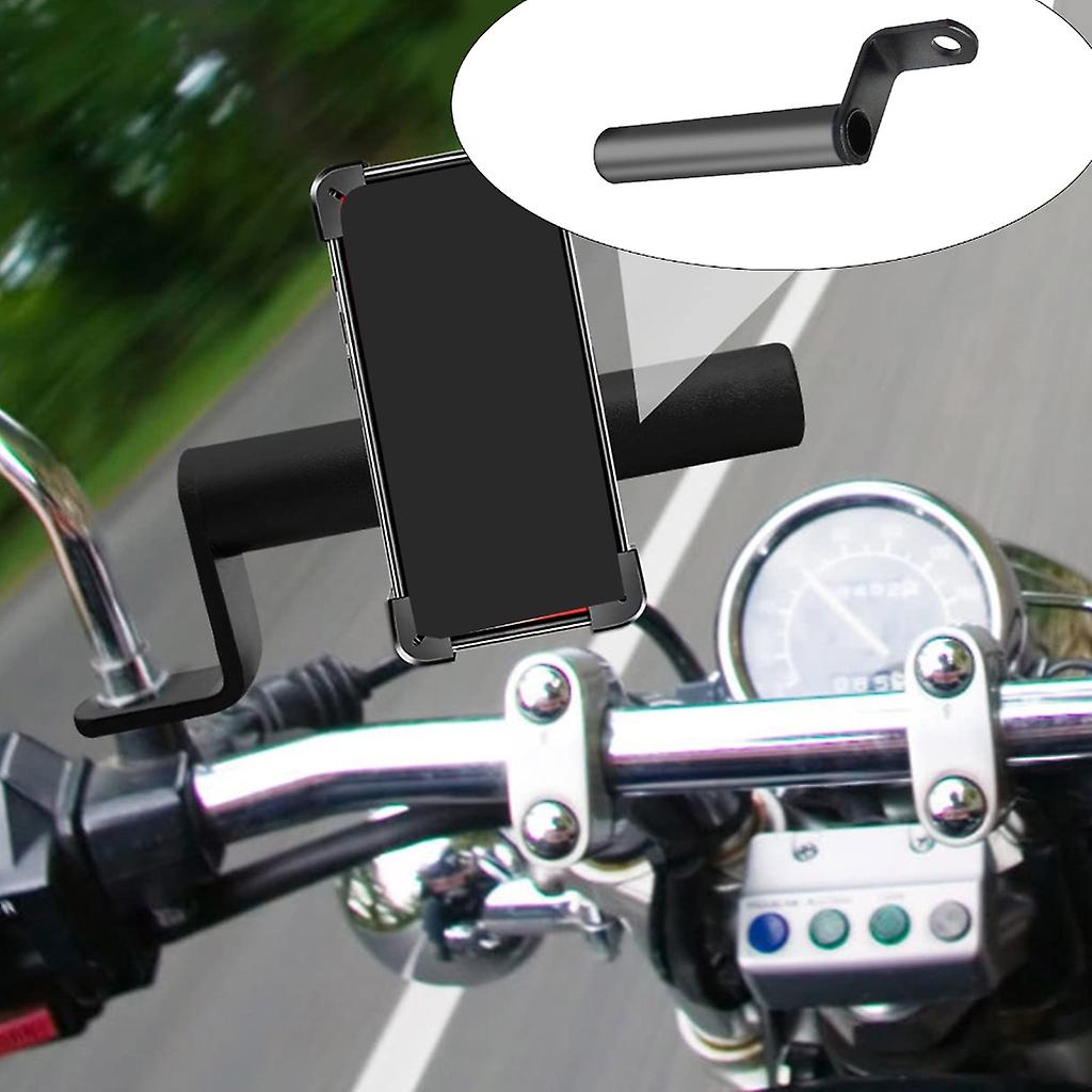 Motorcycle Mirror Riser Extender Adaptor Stand Handlebar Mount Mirror ...