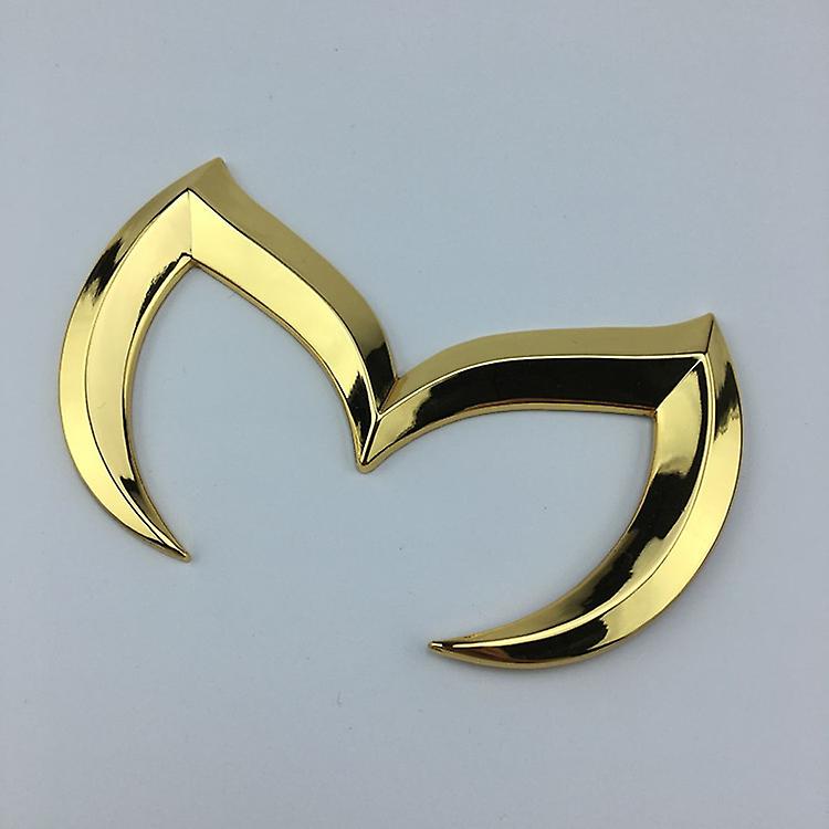 SvartLämplig för Mazda Bat Logo Modification Mazda Rear Tail Logo Metal ...
