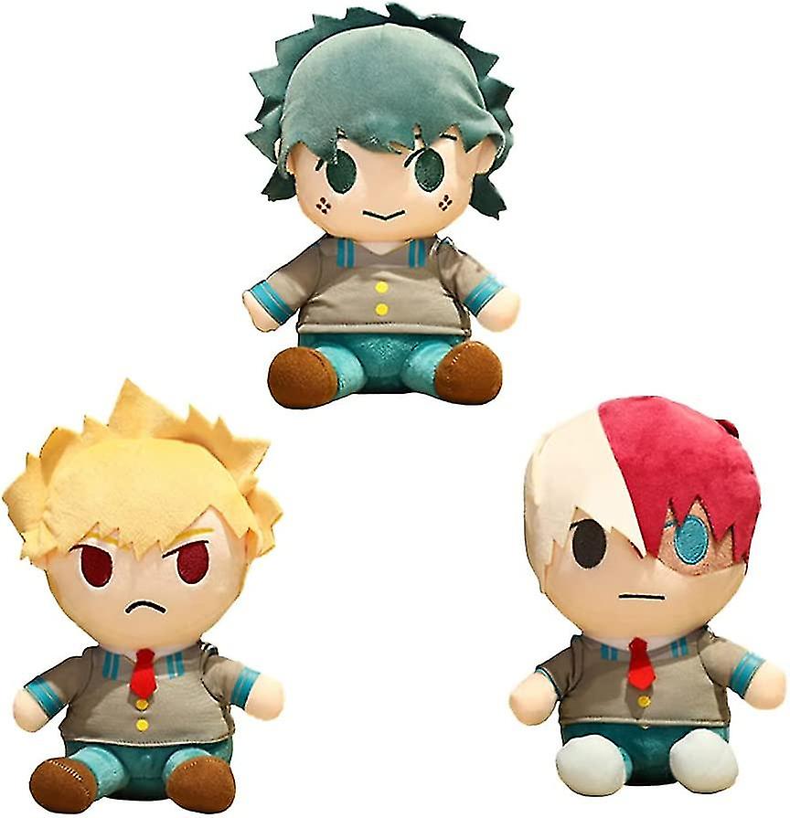 Anime Plush Midoriya Lzuku Bakugo Katsuki Todoroki Shouto Stuffed Plush ...