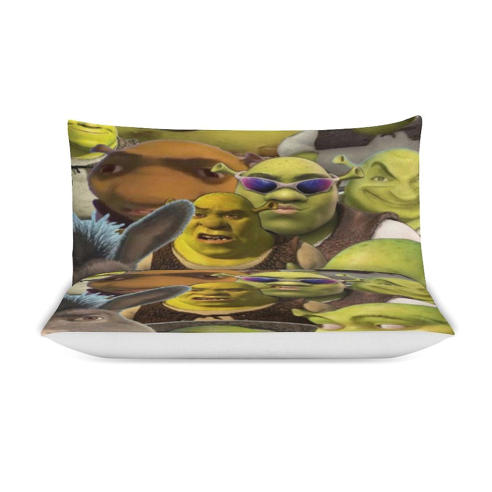 Shrek Bedding Sets Cute Bed Cover Anime Cartoon 3D Printed Lightweight ...