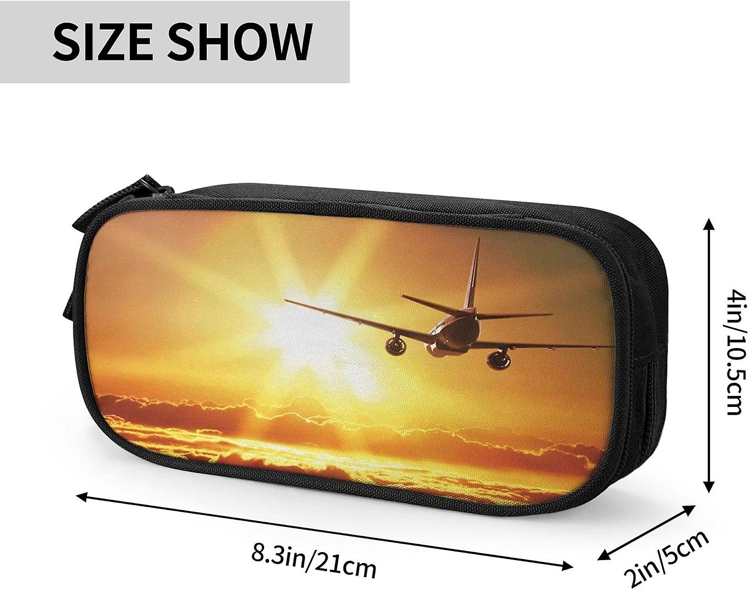 Pencil Case Aircraft Widebody Jet Flying Large Capacity Pencil Bag Pen ...