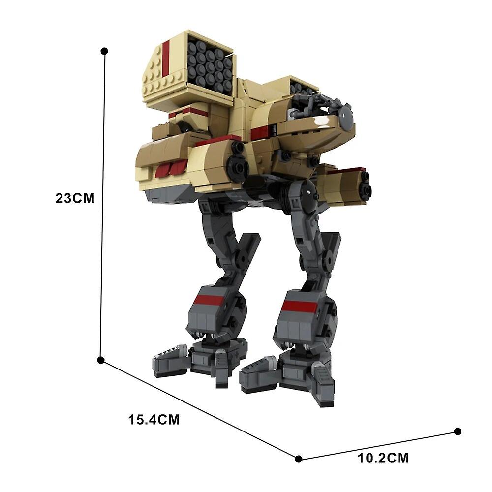 Gobricks Robot Series Moc Bricks Mad Cat Mecha Clan Ghost Bear Building ...