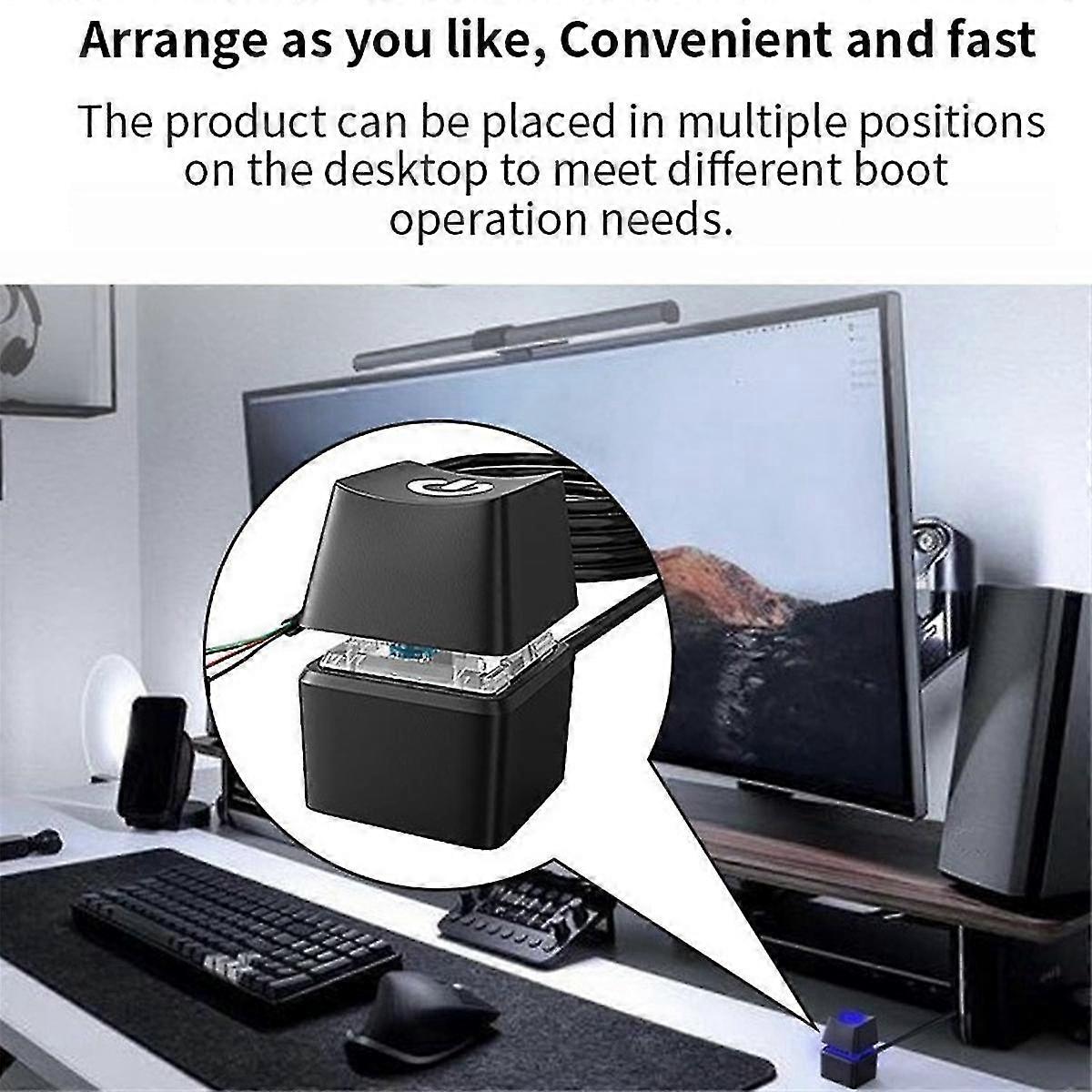 LED Light Computer Desktop Switch PC Motherboard External Start Power ...