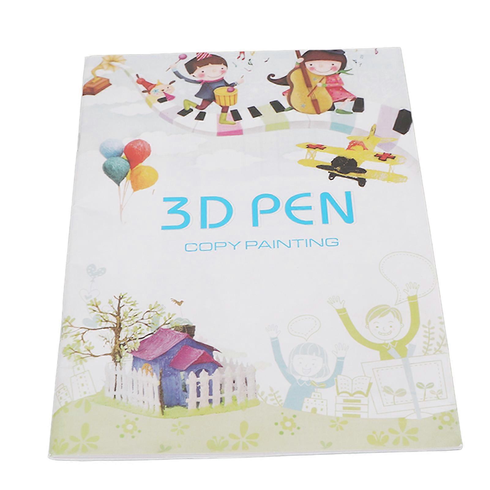 3D Printer Drawing Paper Colorful 20 Sheets 40 Patterns Thick Paper 3D ...